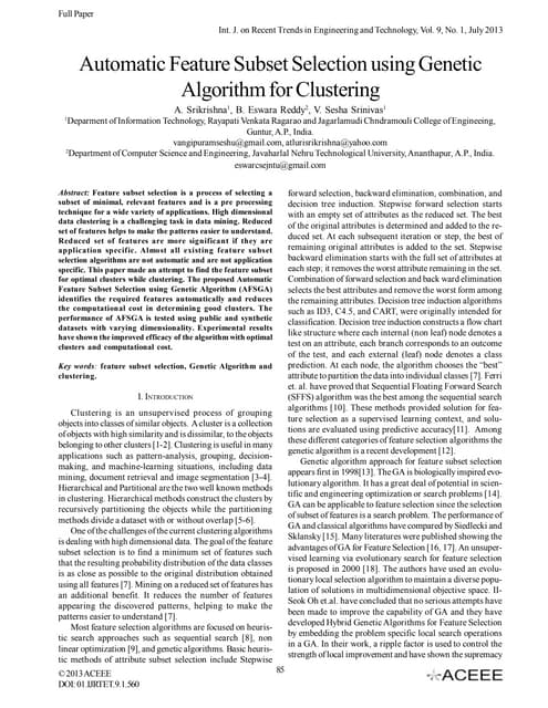 Clustered Genetic Algorithm To Solve Multidimensional Knapsack Problem 9937
