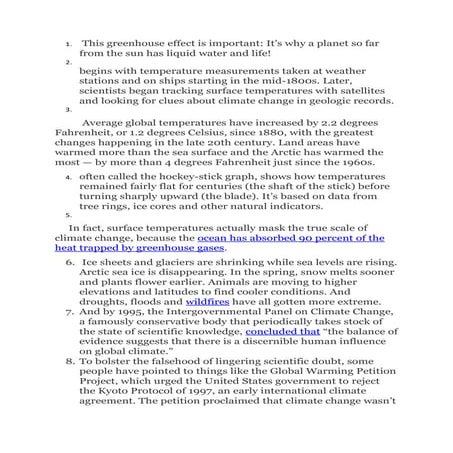 Trends, Network and Critical Thinking Unit 4 planetary networks climate ...