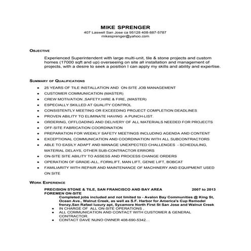 Ricky Resume | PDF