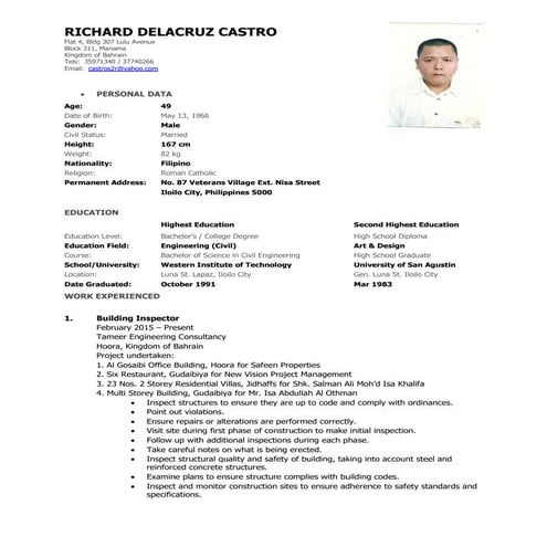 Richard castro_CV | PDF