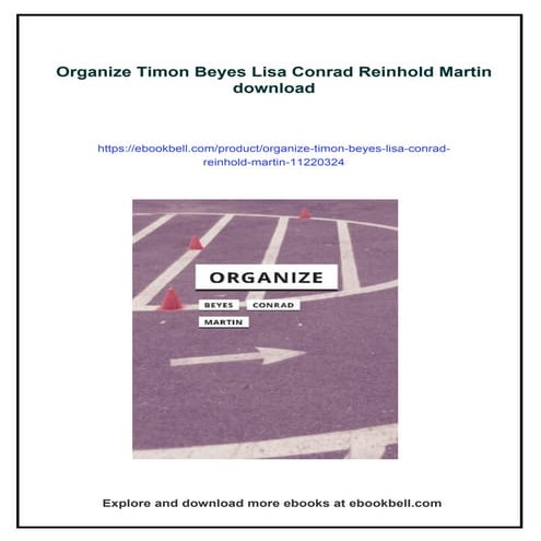 Organize Timon Beyes Lisa Conrad Reinhold Martin | PDF