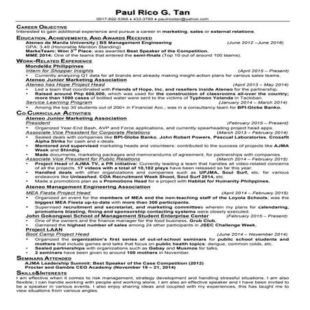Paul Tan Resume | PDF