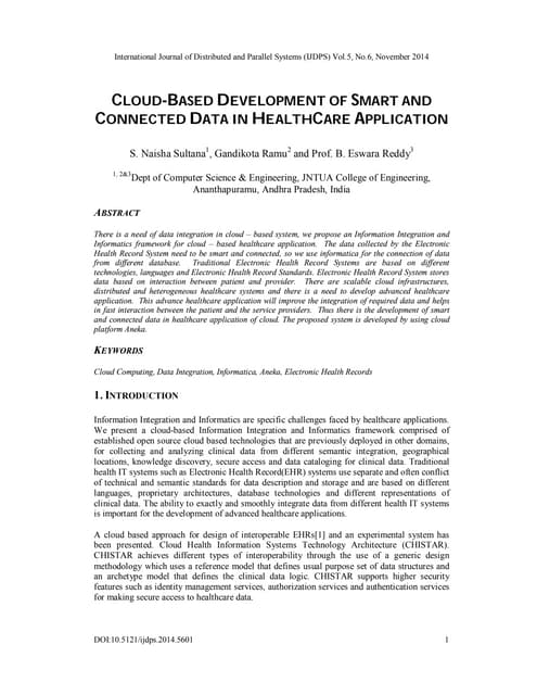 Understanding the Need of Data Integration in E Healthcare | PDF