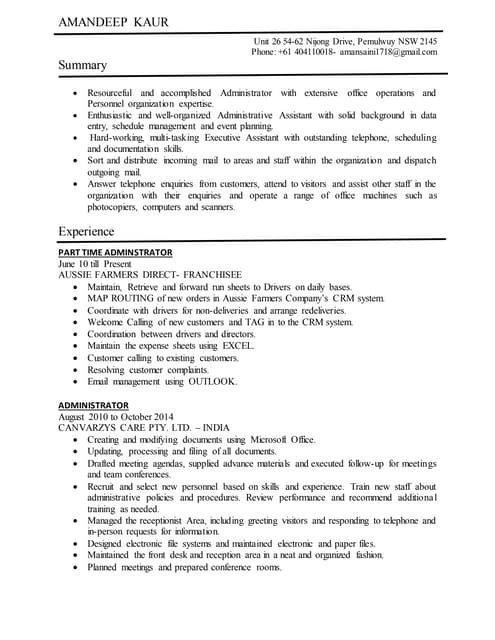 Amanda Gomez private online resume | PDF