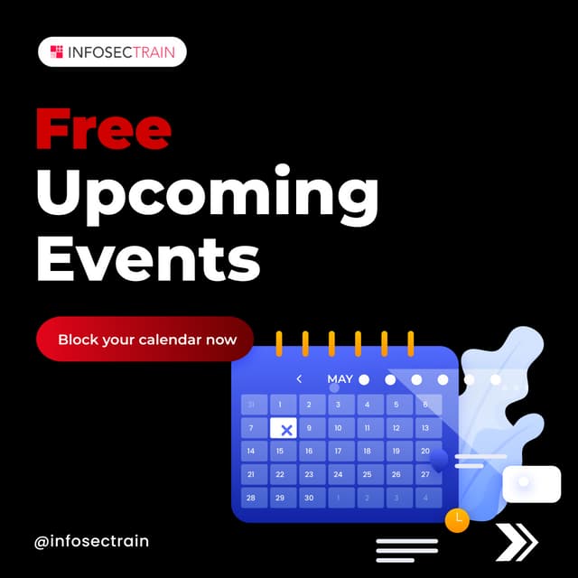 InfosecTrain Free LIVE UPSKILLING Events | PDF