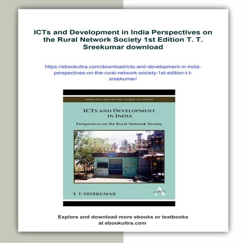 ICTs and Development in India Perspectives on the Rural Network Society ...
