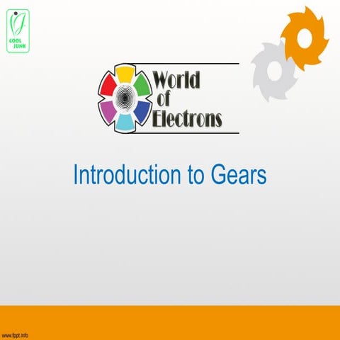 Introduction to Gears | PPT