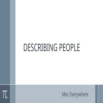 Appearance exercises | PDF