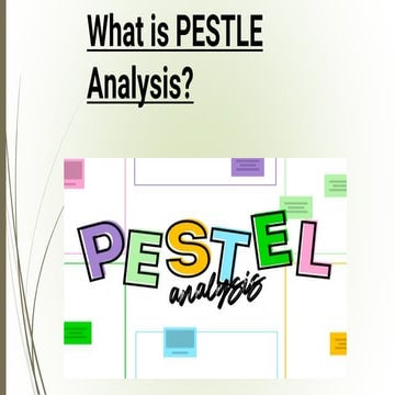 Pestle analysis | PPTX