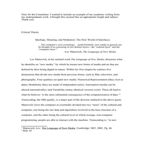 Essay Example | DOC