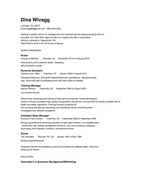 Franklin Ramirez Resume 0616 | PDF