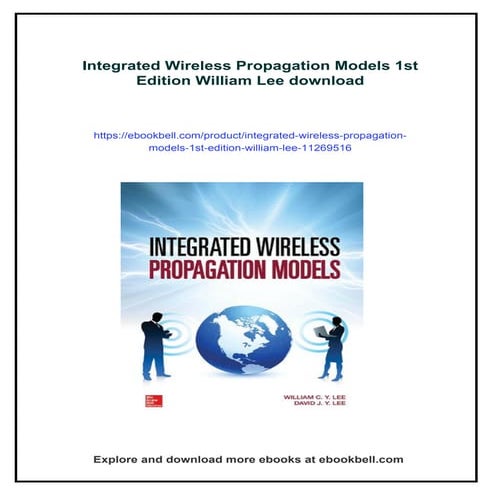 Integrated Wireless Propagation Models 1st Edition William Lee | PDF