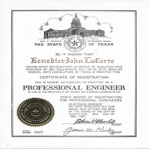 Bens PE License | PDF