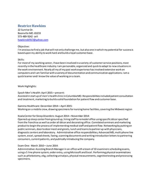 Dawn Wright Resume | PPTX