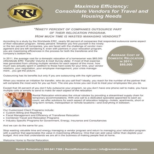 Relocation Strategies Tampa Brochure | PDF