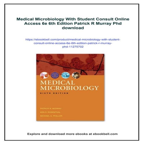 Medical Microbiology With Student Consult Online Access 6e 6th Edition ...