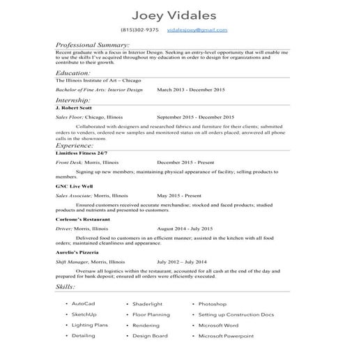 Final resume | PDF