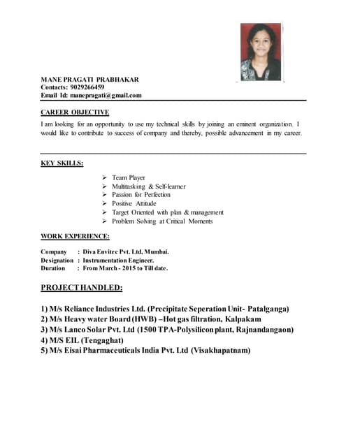 Deputy Manager Ravikishore Resume | PDF
