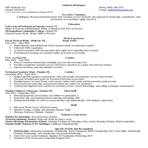 Jamie Resume (1) | PDF