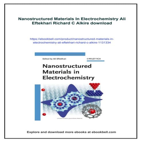 Nanostructured Materials In Electrochemistry Ali Eftekhari Richard C Alkire | PDF