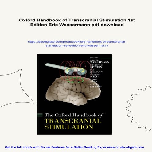 Oxford Handbook of Transcranial Stimulation 1st Edition Eric Wassermann ...