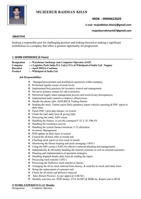 jitendra (Resume) | PDF