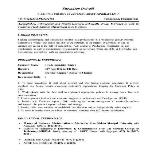 Jimmy Joubert CV | PDF