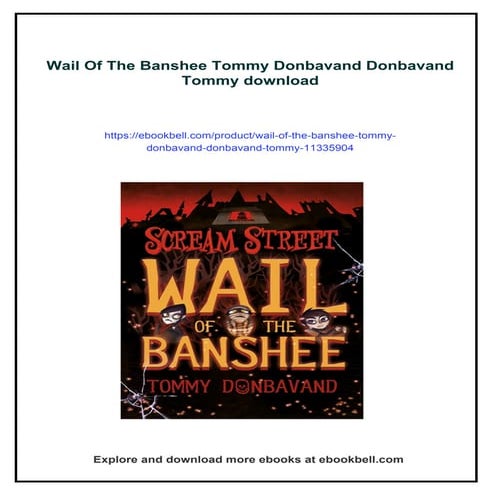 Wail Of The Banshee Tommy Donbavand Donbavand Tommy | PDF