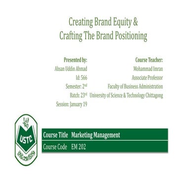 CHOOSING BRAND ELEMENTS | PPT