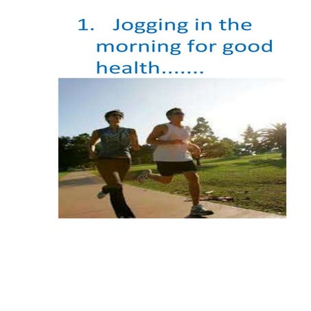 5 things. | DOCX | Running and Jogging | Fitness and Exercise