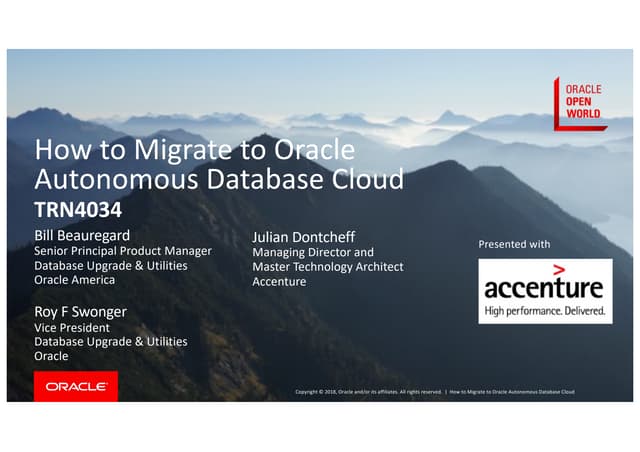 5675212318661411677 Trn4034 How To Migrate To Oracle Autonomous