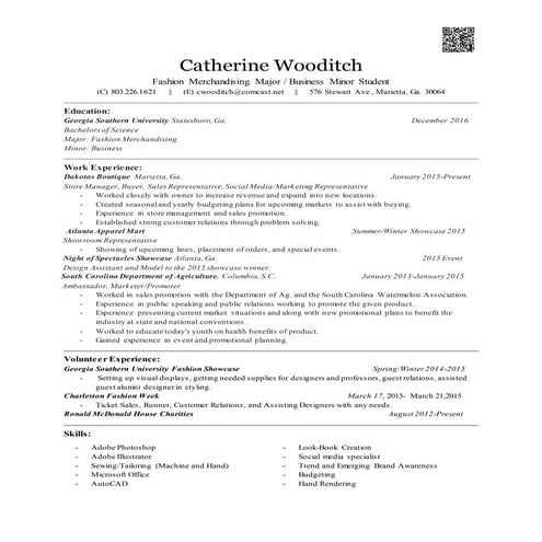 Resume_Catherine_Wooditch_Final | DOCX
