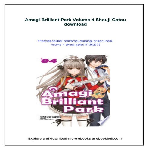 Amagi Brilliant Park Volume 4 Shouji Gatou | PDF