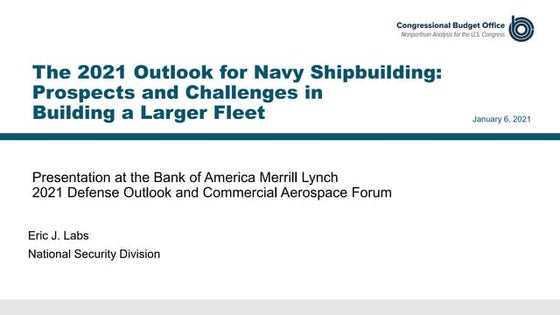 Shipbuilding, the Congress, and the Shipbuilding Industrial Base | PPT