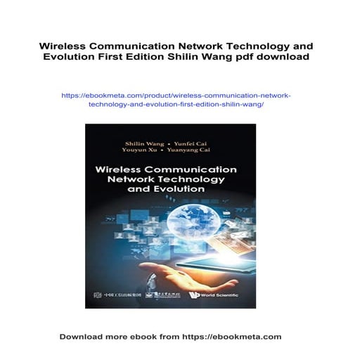 Wireless Communication Network Technology and Evolution First Edition Shilin Wang | PDF