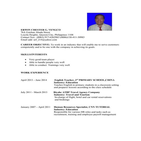 Keith Pettiford Resume | DOCX
