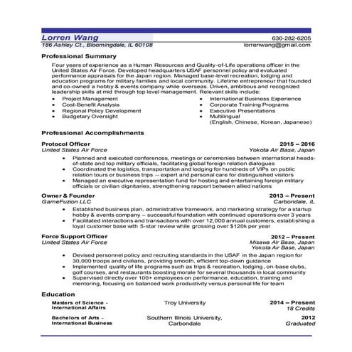 Master Resume | PDF