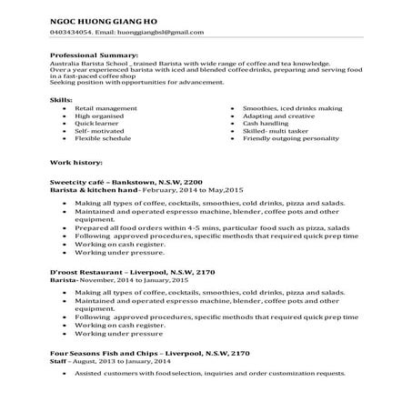 Nicole Alexandra Pinkerton cv