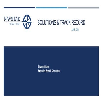 Navstar__Solutions Track Record__SILinkedIn | PPTX