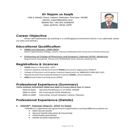 ATT_1400881954189_Saqib CV | PDF