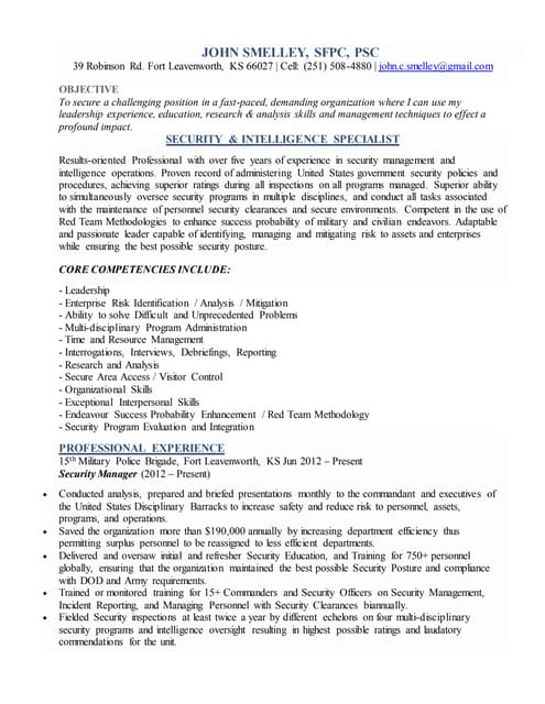 Mark Owens JPMorgan Chase Resume | PDF
