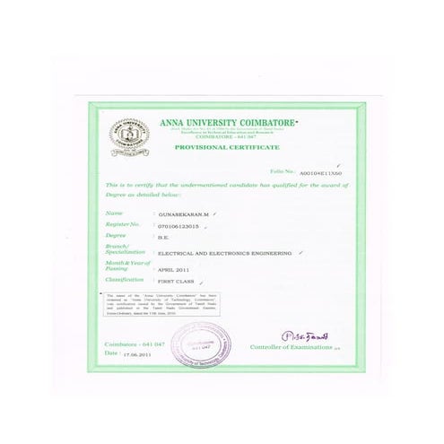 BE marksheet | PDF