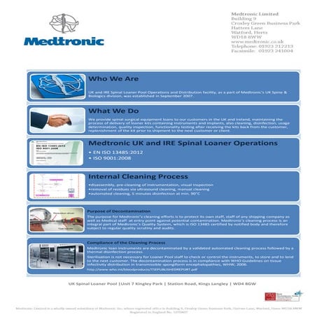 UK & IRE Spinal Loaner Pool One Pager | PDF