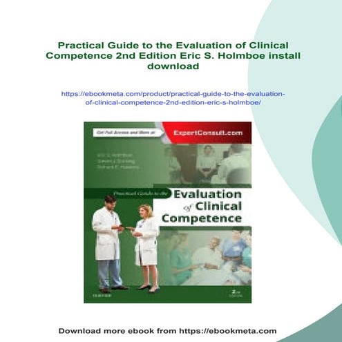 Practical Guide to the Evaluation of Clinical Competence 2nd Edition ...