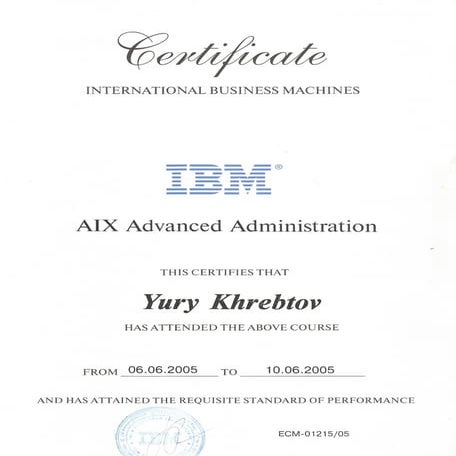 IBM AIX Advanced Administration | PDF | Computer Software and Applications | Computing