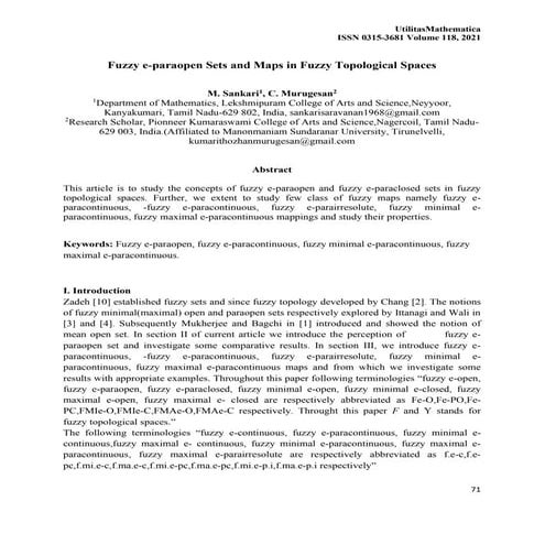 Utilitas Mathematica | PDF