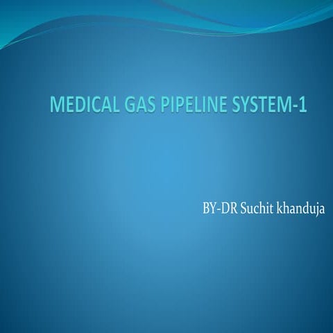 Medical gas supply system | PPT