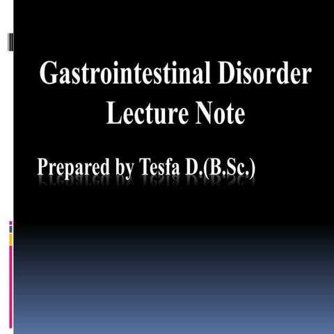 57122675 medical-surgical-nursing-gastrointestinal-disorder-ppt | PPT