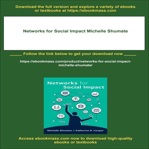 Networks for Social Impact Michelle Shumate | PDF