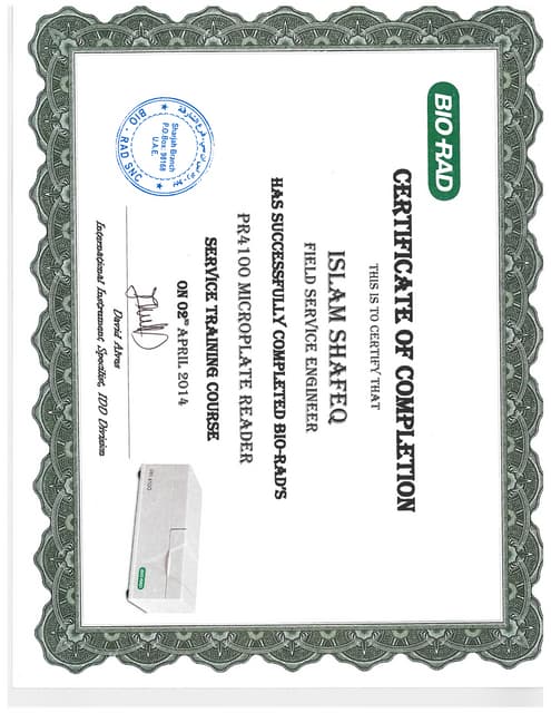 Bio-Rad Evolis Twin Plus System Training | PDF